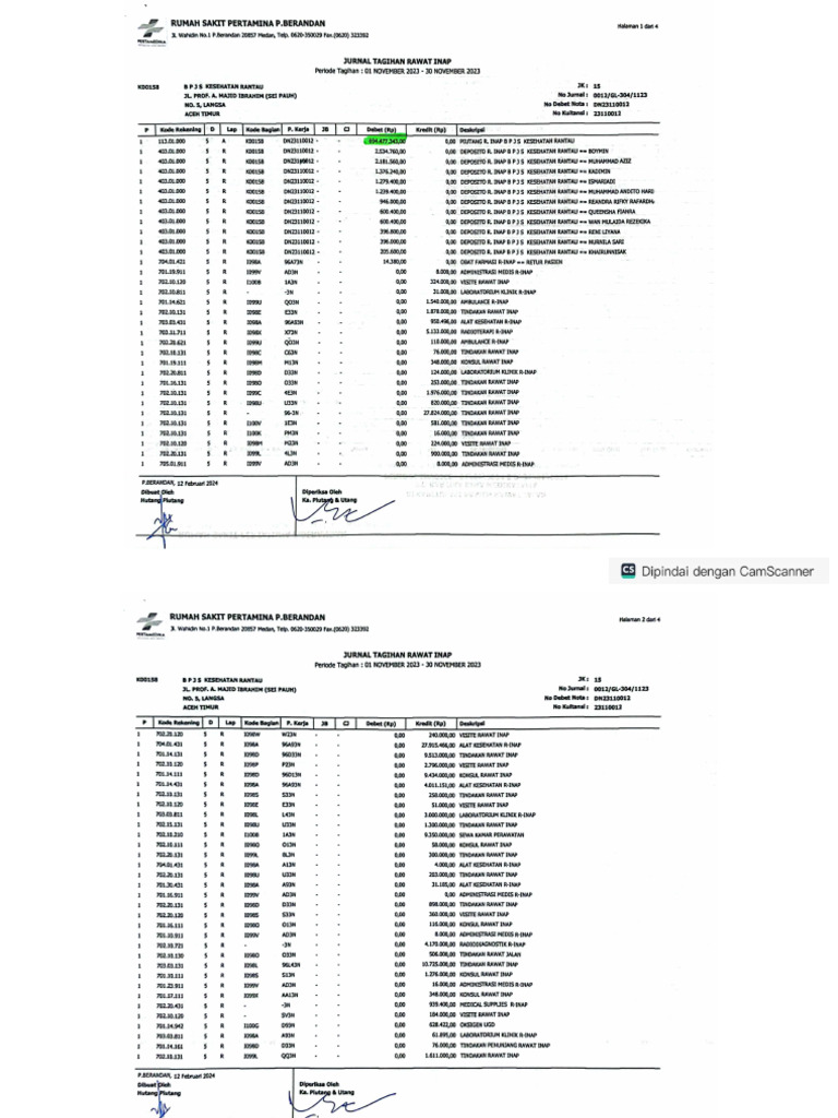 Alur Dokumen Tagihan BPJS | PDF