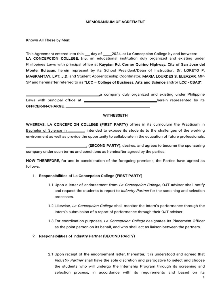 Acknowledgement | PDF | Due Diligence | Legal Liability
