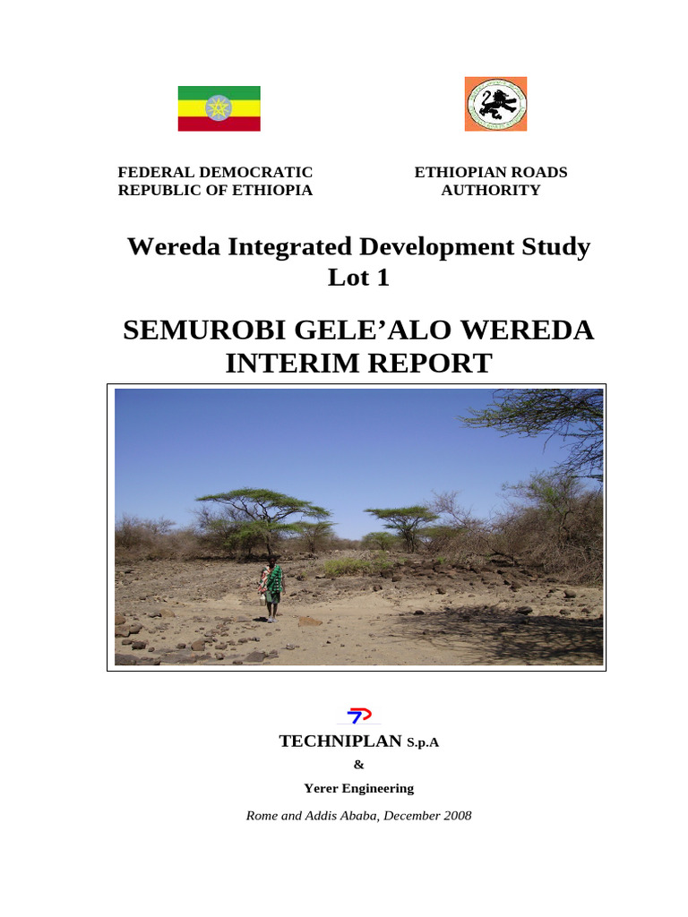 Semurobi Gele'alo Final Interim Report | PDF | Geographic Information ...