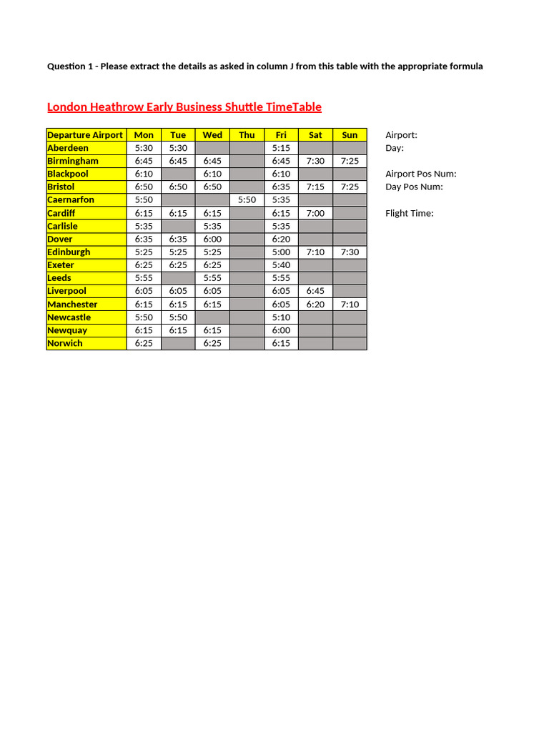 Excel Test | PDF | Action Films | Science Fiction
