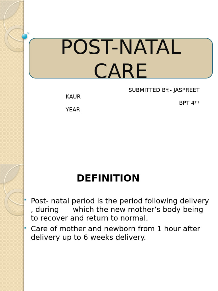 Postnatal Care | PDF | Postpartum Period | Pelvis