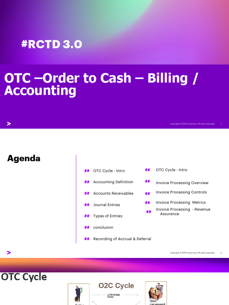 OTC - Accounting - Billing | PDF | Debits And Credits | Invoice