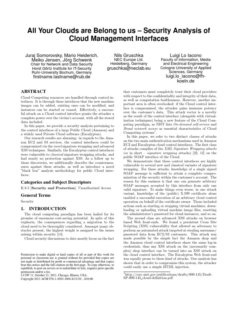 Amazon Signature Wrapping | PDF | Soap | Xml