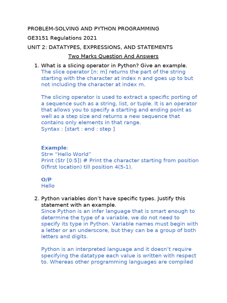 PYTHON BASICS | PDF | Data Type | Boolean Data Type PYTHON BASICS | PDF | Data Type | Boolean Data Type
