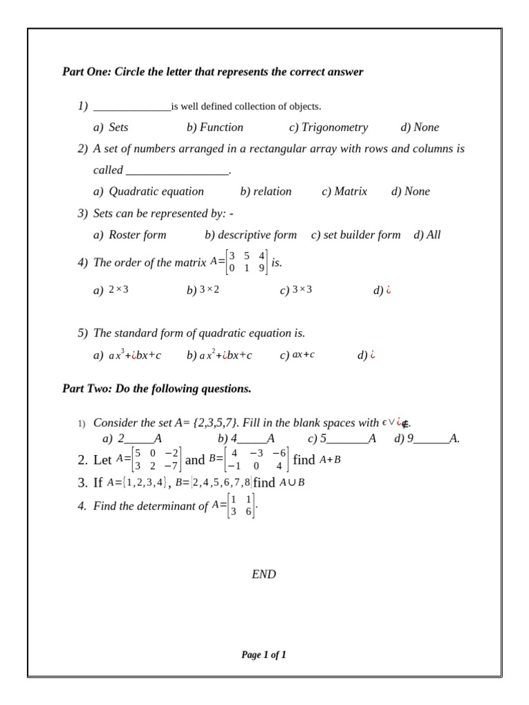 Form Three Math Exam | PDF