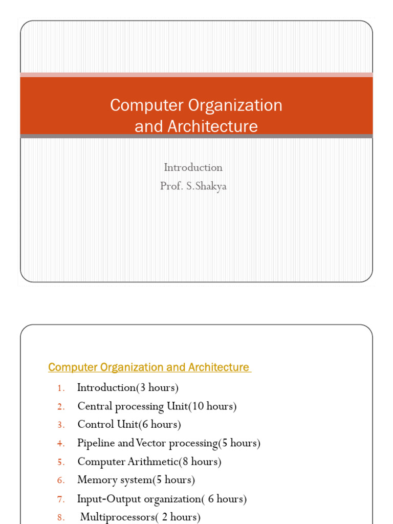 Chap1 COA | PDF | Computer Data Storage | Central Processing Unit