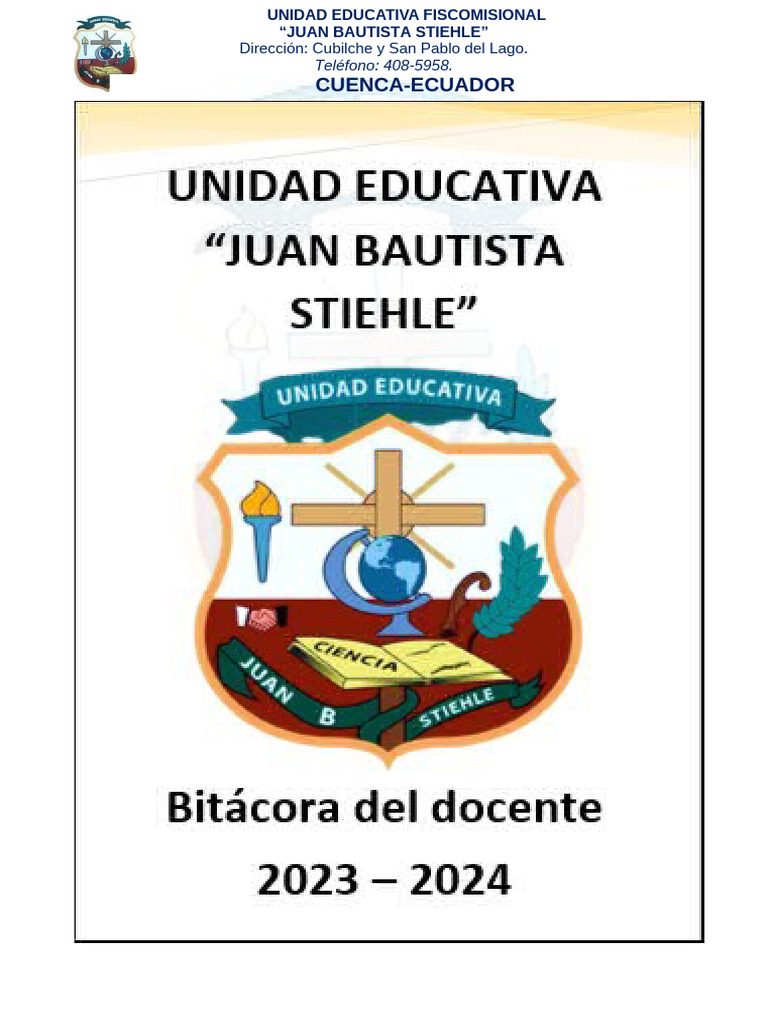 BITACORA DEL DOCENTE | PDF | Teoría del aprendizaje (educación) | Maestros