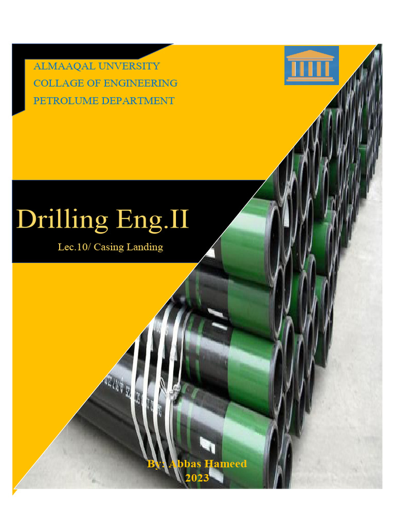 Casing Landing Operations Explained | PDF | Casing (Borehole)