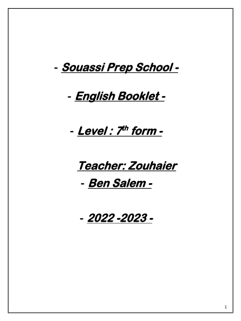 7th Form English Lesson Plans | PDF | Pinocchio