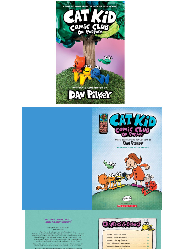 Cat Kid Comic of Purpose Book - Chapter 1 & 2 | PDF