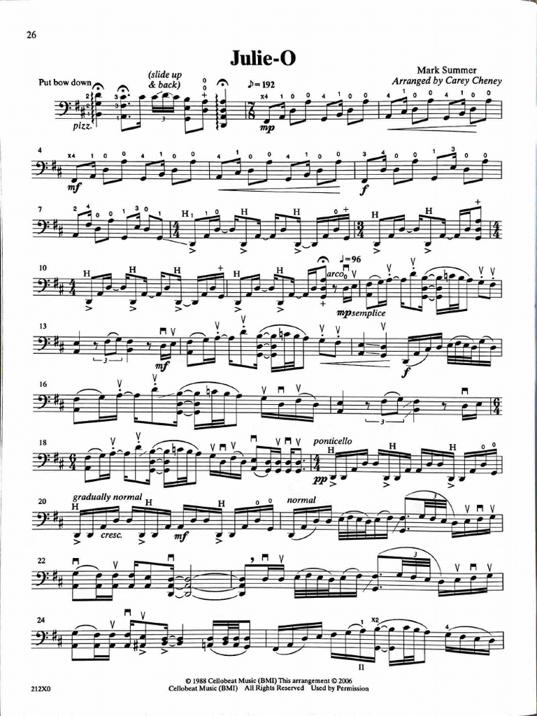 Julie o Cello | PDF