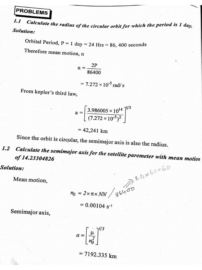 CEC352 SAT COM Unit 1 Problems | PDF