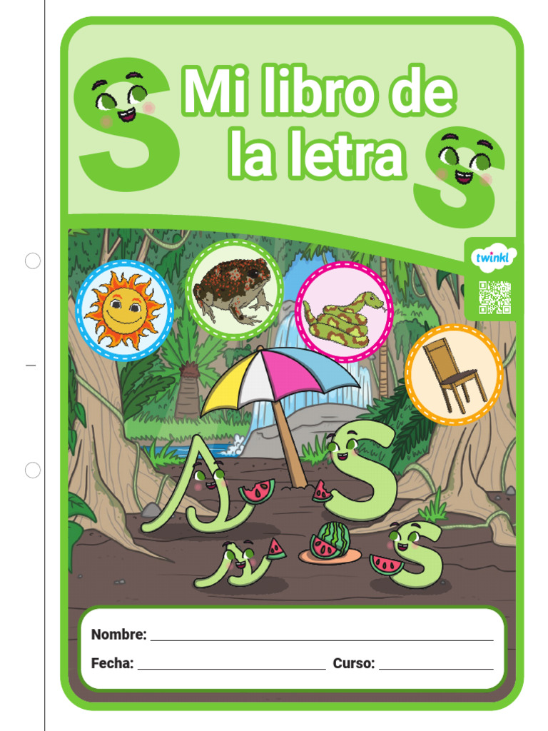 Cuadernillo Letra S | PDF | Artes del Lenguaje y Comunicación