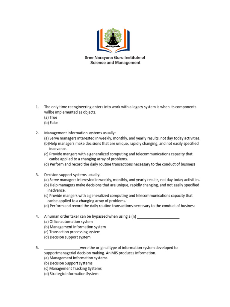 Management Information System Bcom | PDF | Computing | Information ... Management Information System Bcom | PDF | Computing | Information ...