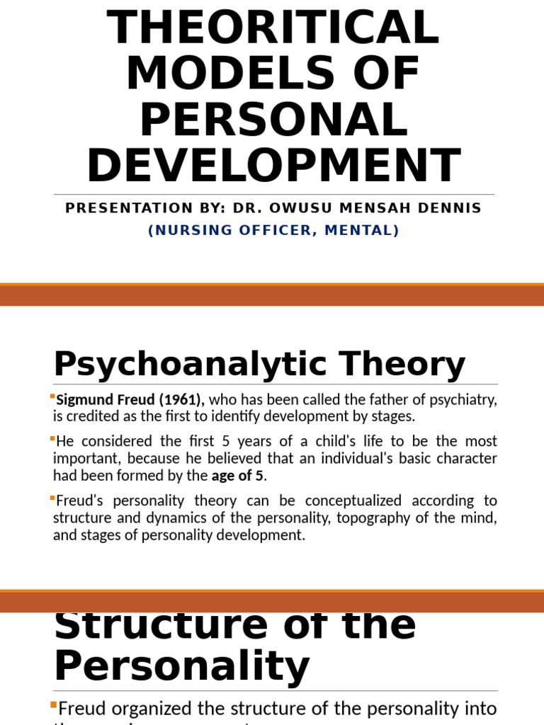 Freud's Stages of Personality Development | PDF | Id | Social Psychology
