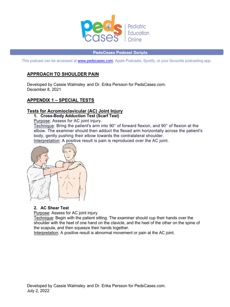 Appendix 1 | PDF | Anatomical Terms Of Motion | Shoulder