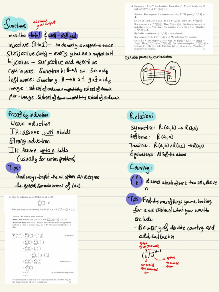 21-127 Concepts of Mathematics Exam 2 Notes | PDF | Mathematical Logic ...