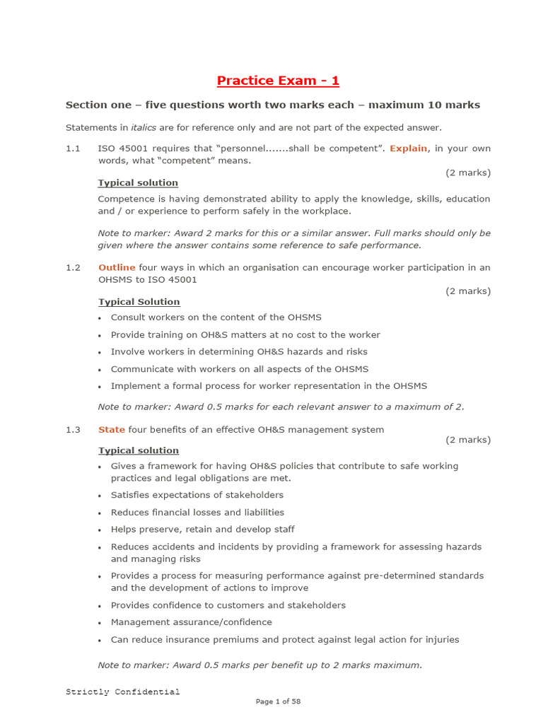 Practice QA With Solutions | PDF | Audit | Risk