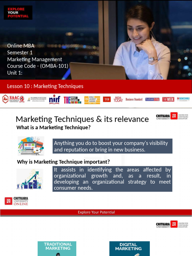 Unit 1 Session 10 | PDF | Marketing | Advertising