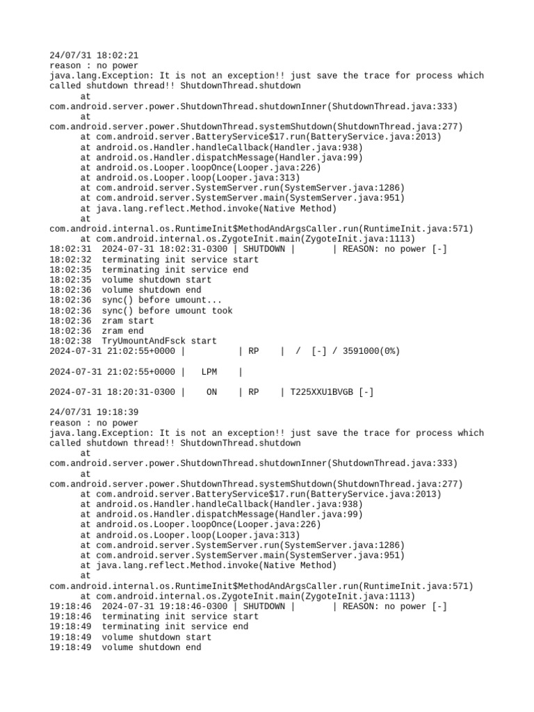 Power Off Reset Reason Backup | PDF | Java (Programming Language) | Java Specification Requests