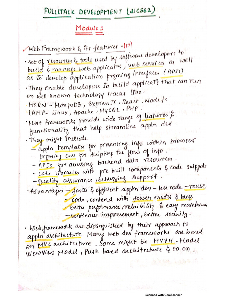 FSD Mod-1 Notes | PDF