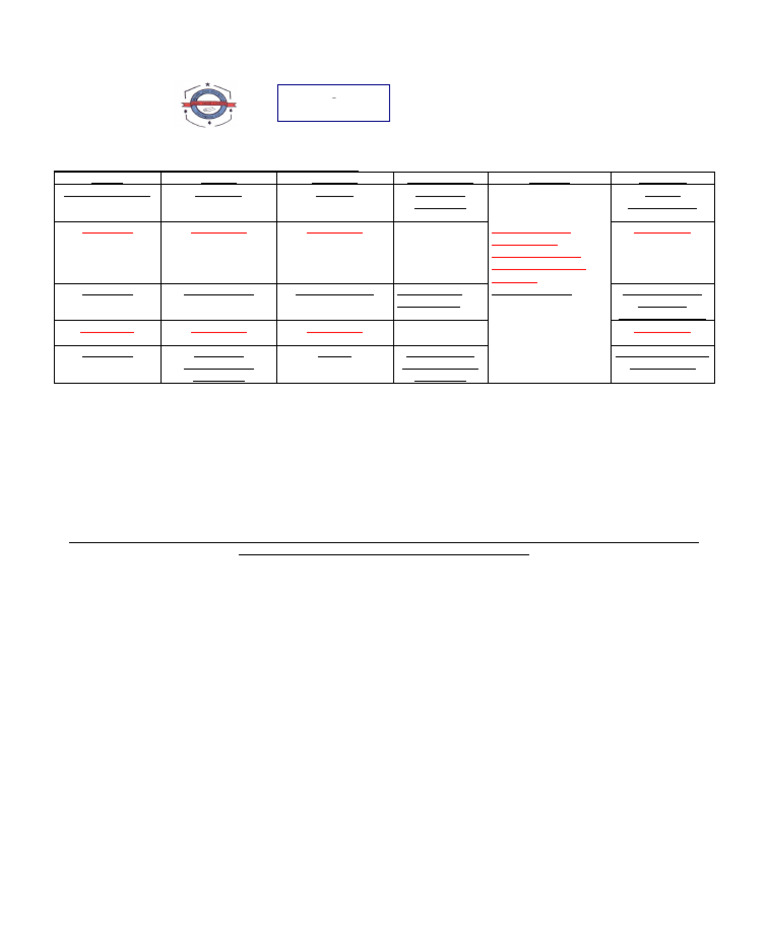 Horario de Evaluac. 2 Per. | PDF