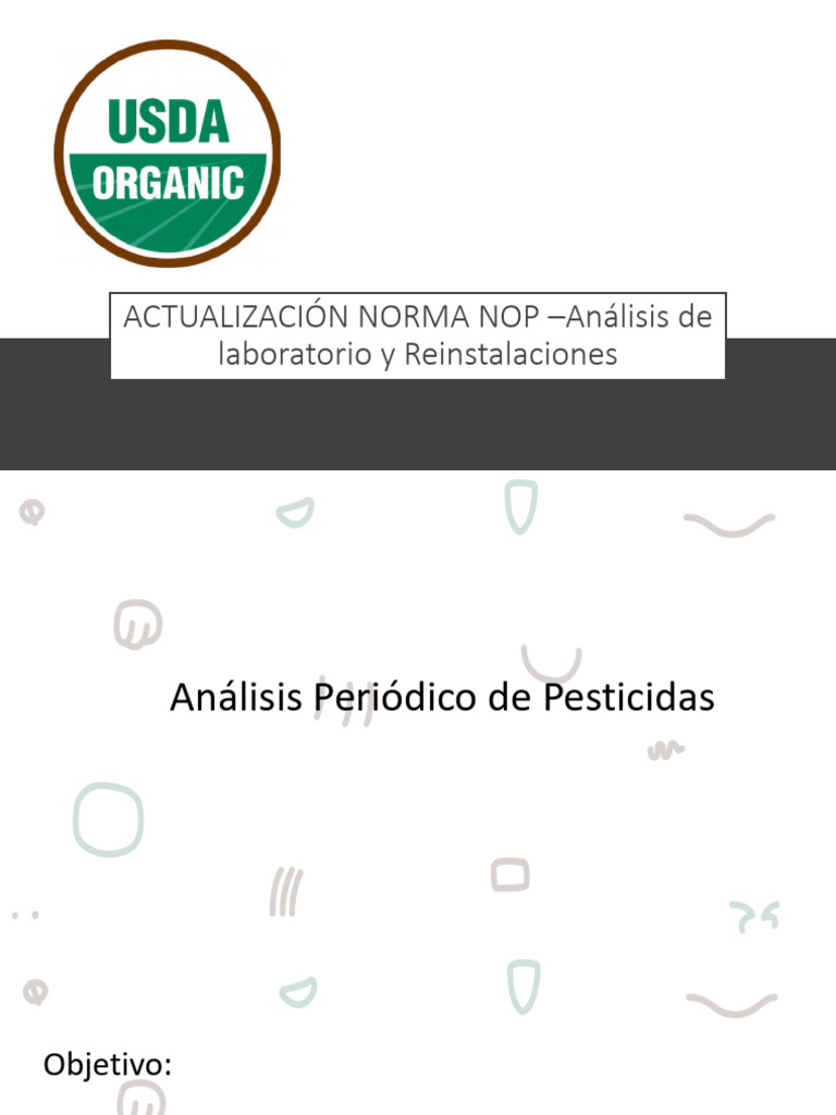 Presentacion. Insumos - Residuos | PDF | Pesticida | Residuos
