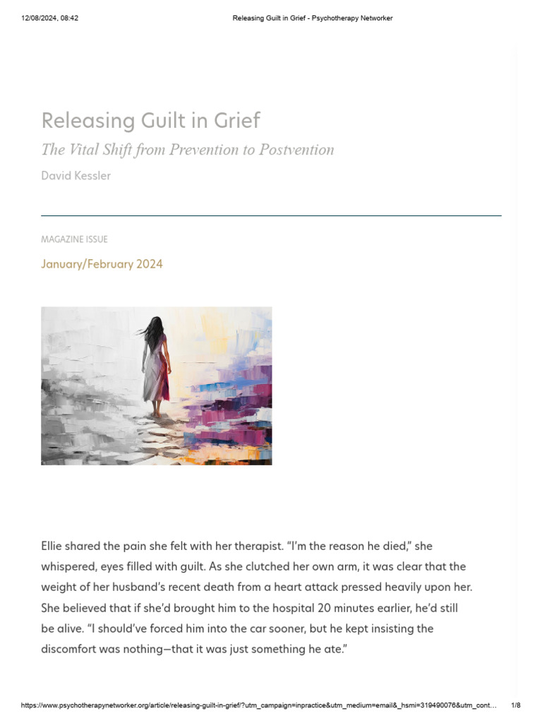 Releasing Guilt in Grief PN | PDF | Grief | Guilt (Emotion)