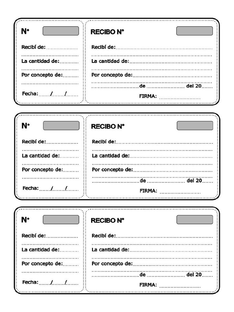 Recibos | PDF