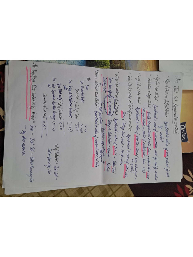 Joint Cost by AJ | PDF