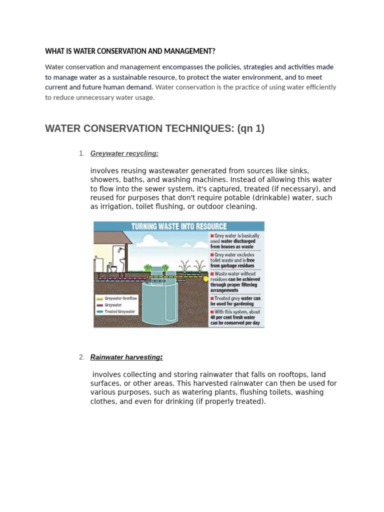 Water Conservation Subtopic 1 | PDF | Water Conservation | Water