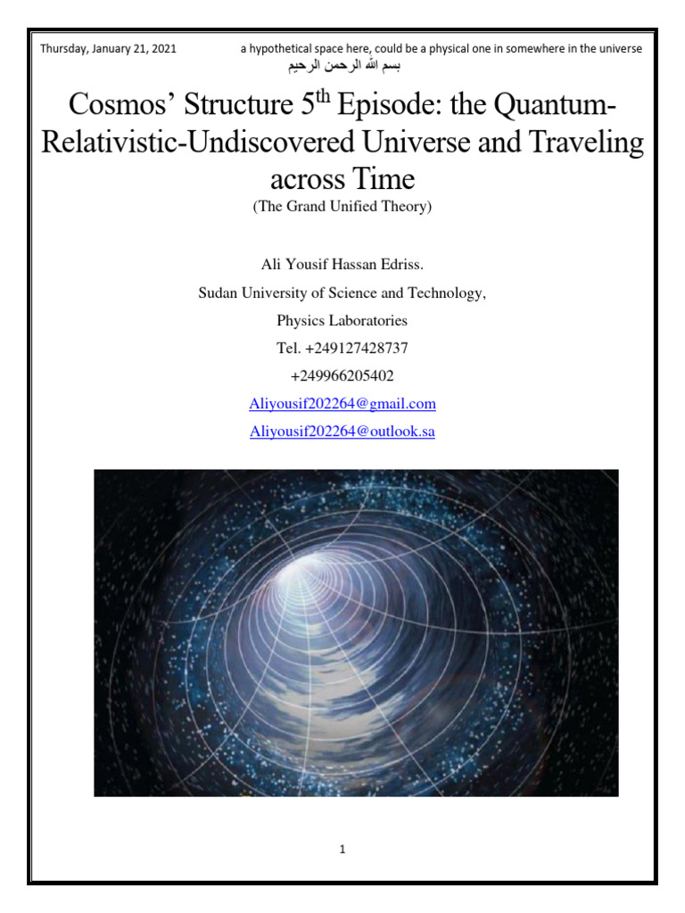 Cosmos Structure 5th Episode The Quantum | PDF | General Relativity ...