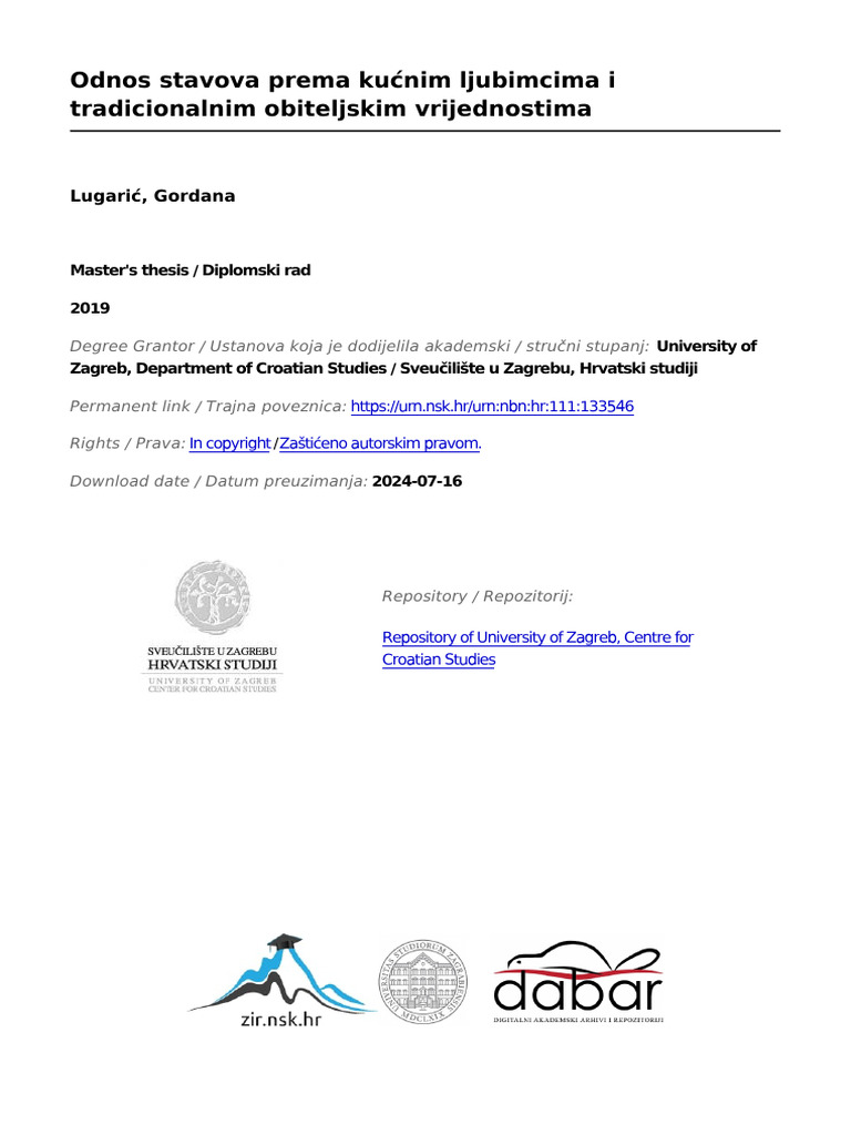 Diplomski Rad Lugaric-1 | PDF