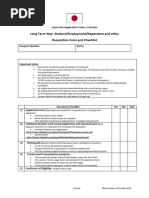Vfs Japan Visa Application Centre: Documents Checklist Long Term Visa ...