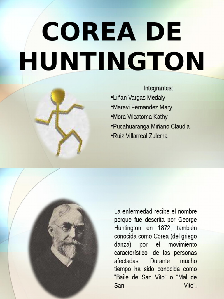 COREA DE HUNTINGTON | PDF | Causas de la muerte | Enfermedades y ...
