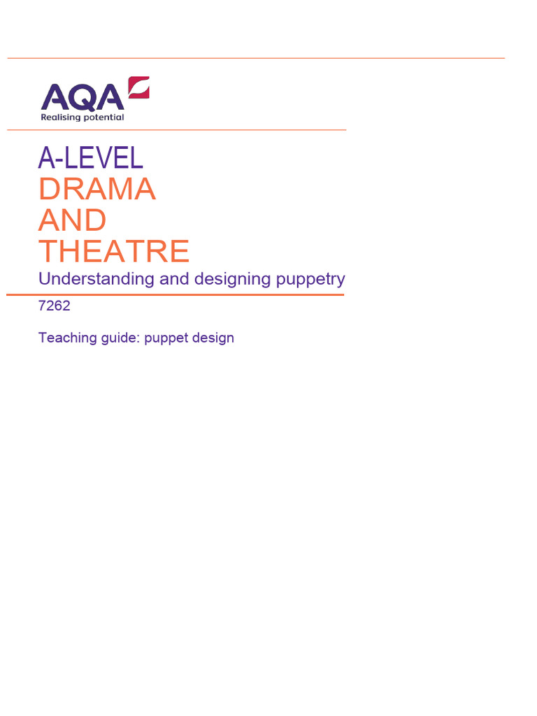 Drama Designing Puppetry | PDF | Puppets | Puppetry
