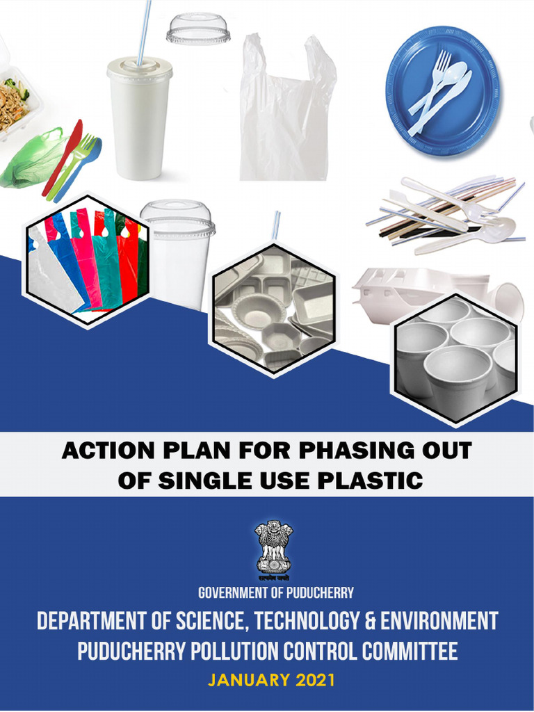 Action Plan on Single Use Plastic | PDF | Waste | Plastic