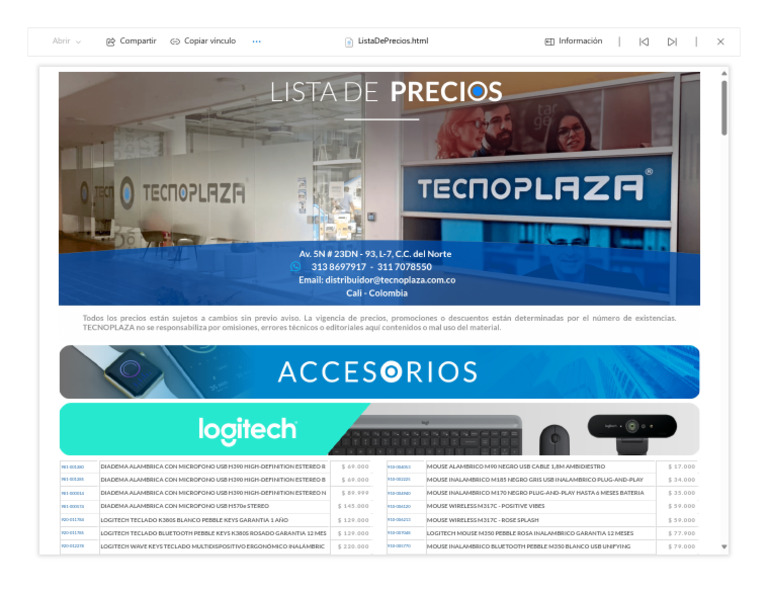 Catalogo Tecno 10-07-2024 | PDF | Informática | Hardware de la computadora