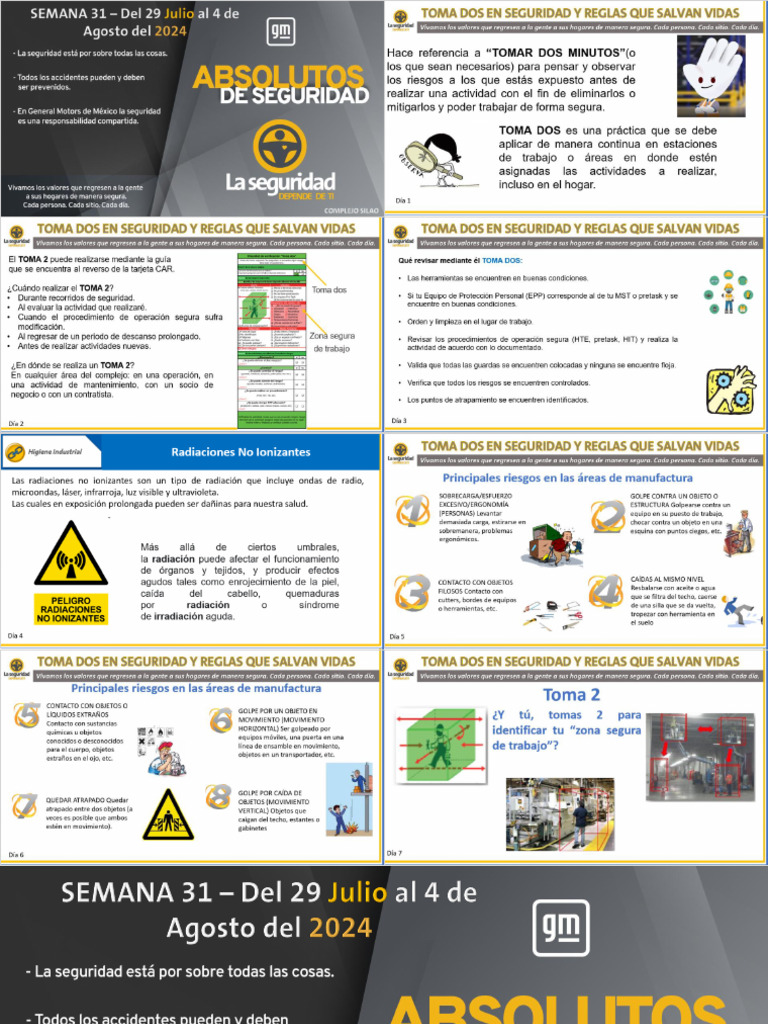 Toma Dos: Seguridad en el Trabajo | PDF | Radiación | Fenomeno fisico