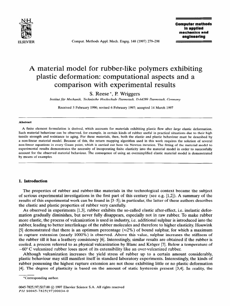 Biodegradable Elastomers For Biomedical Applications | PDF | Elasticity ...
