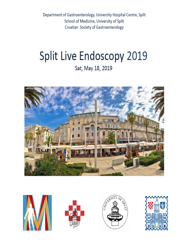 Split Live Endoscopy 2019 Overview | PDF | Croatia | Medical Tests