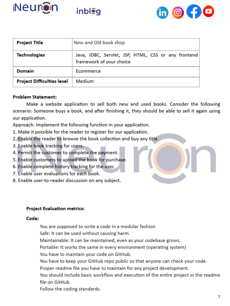 Old and New Book Buying Shop | PDF | Computing | Software Engineering