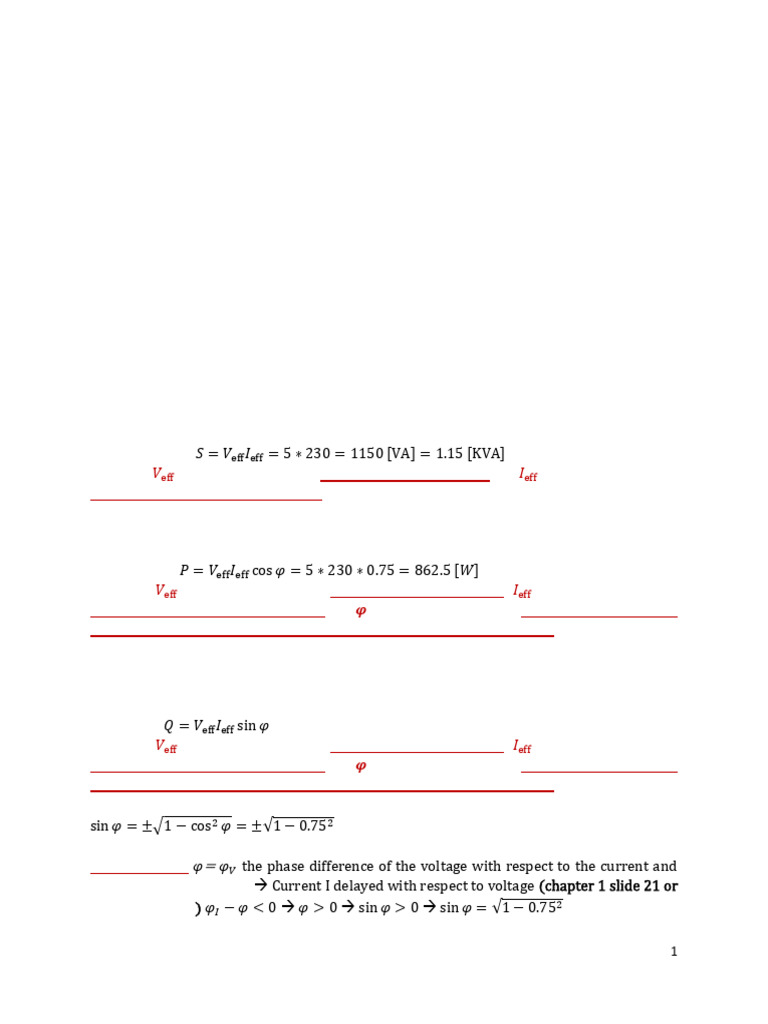Tutorial 2 Solution | PDF | Ac Power | Electrical Impedance