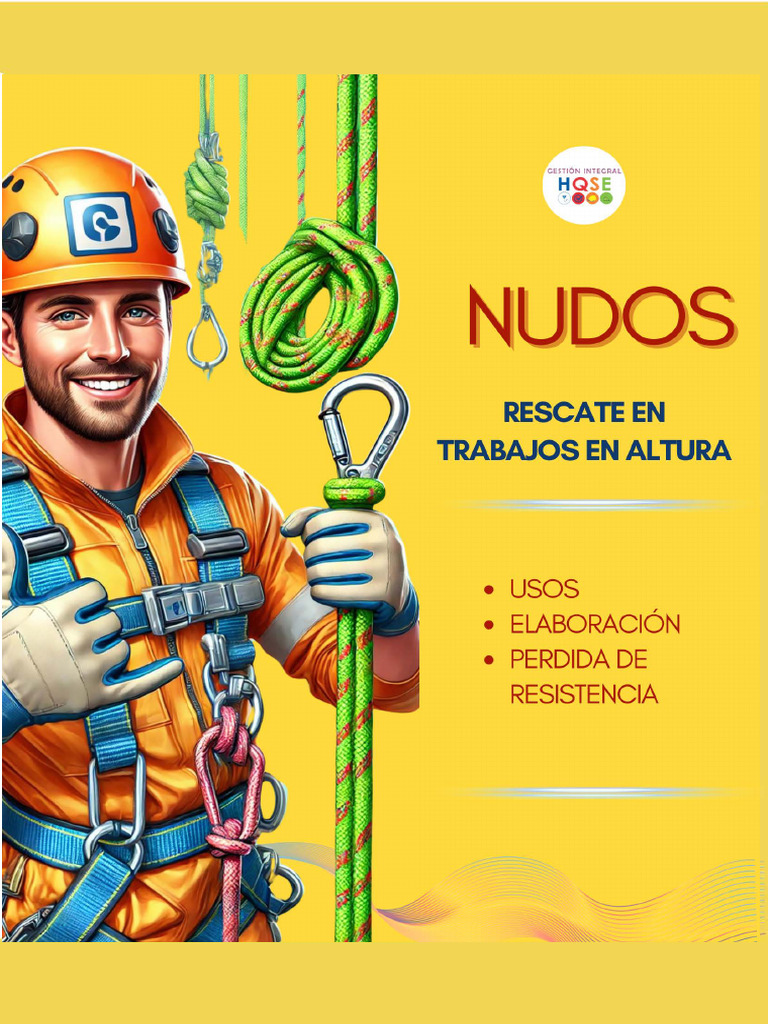 Nudos en el rescate de alturas | PDF | Nudo | Cuerda