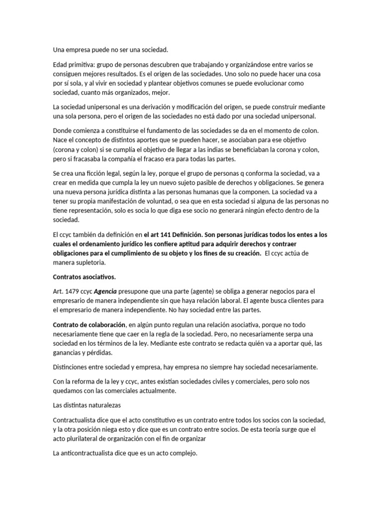 Sociedades 1 Parc | PDF | Sociedad de responsabilidad limitada | Bienes (Ley)
