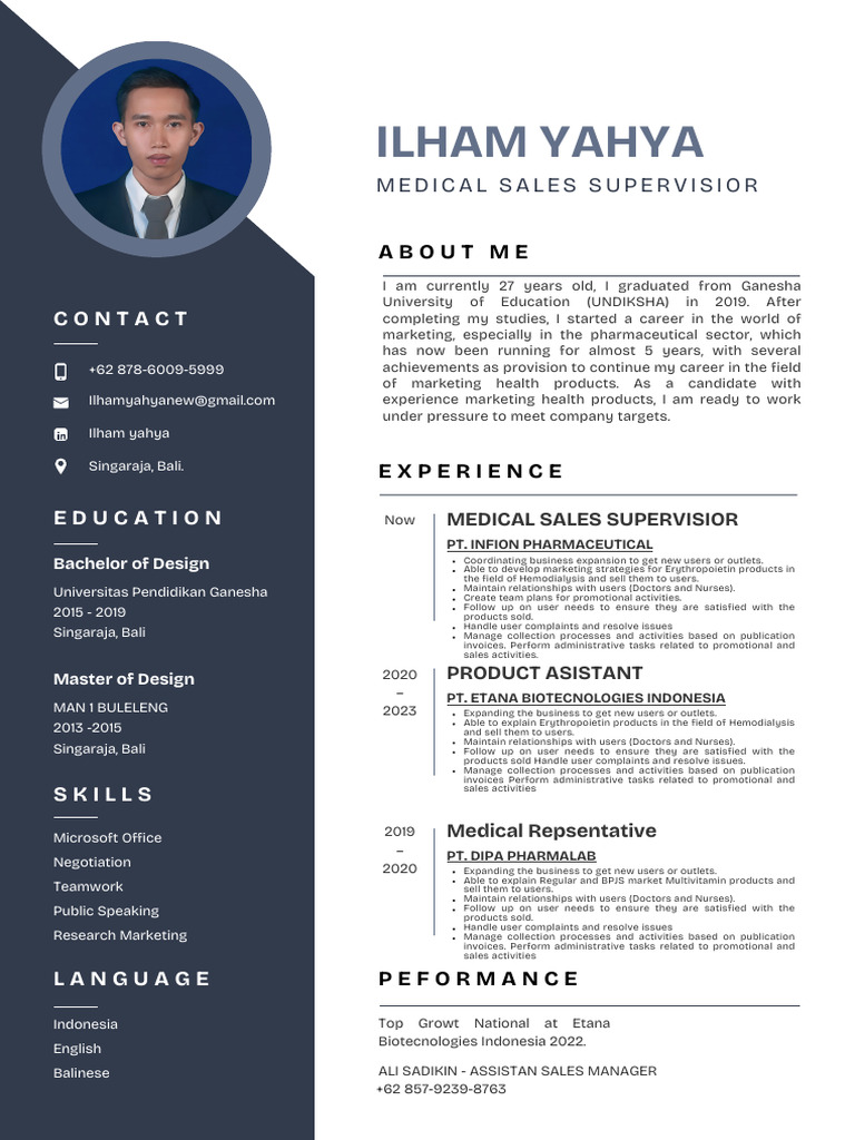 Curriculum Vitae 2024 Pdf Bali Health Care