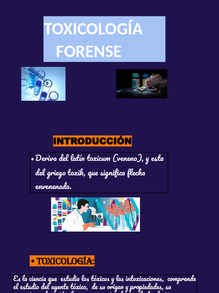 Toxicologia Forense | PDF | Toxicología | Toxicidad