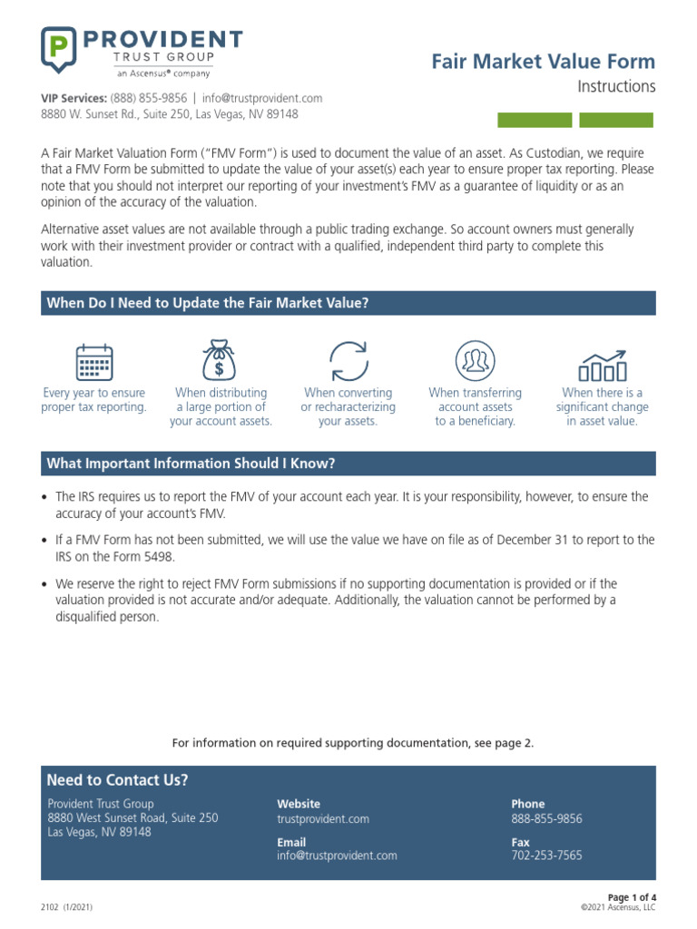 Fair Market Valuation Form | PDF | Valuation (Finance) | Real Estate ...