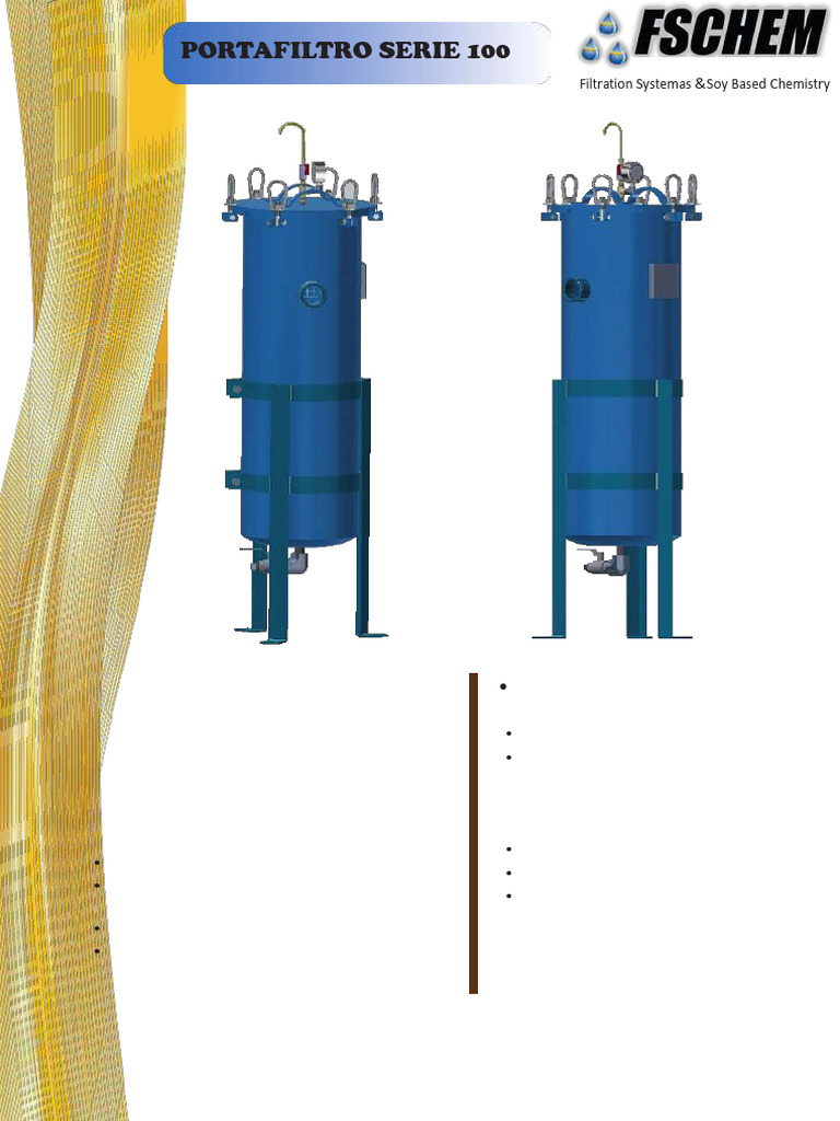 Portafiltros FS-HF#2-100 para Filtración Industrial | PDF | Filtración