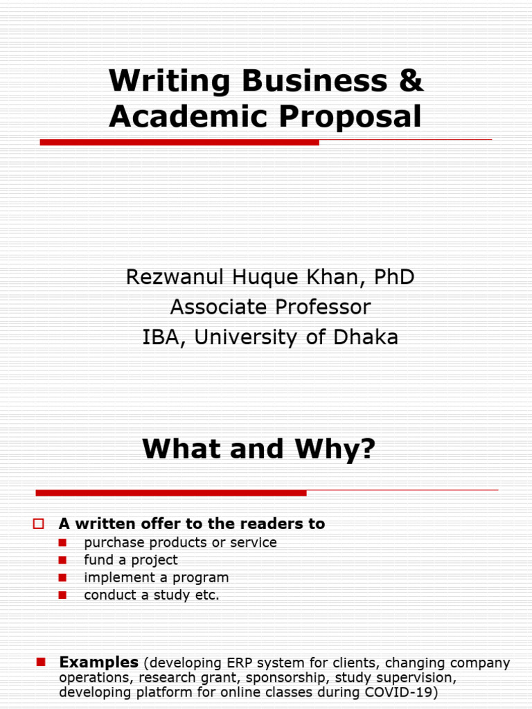 Writing Proposal | PDF | Request For Proposal | Cognition